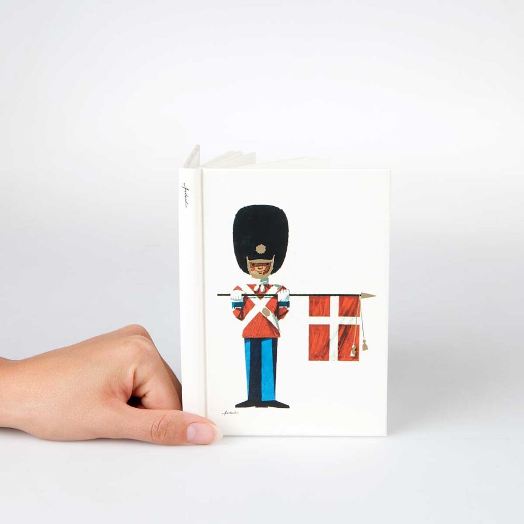 Notebook: Royal Guard with The Danish Flag - Antoni Legacy