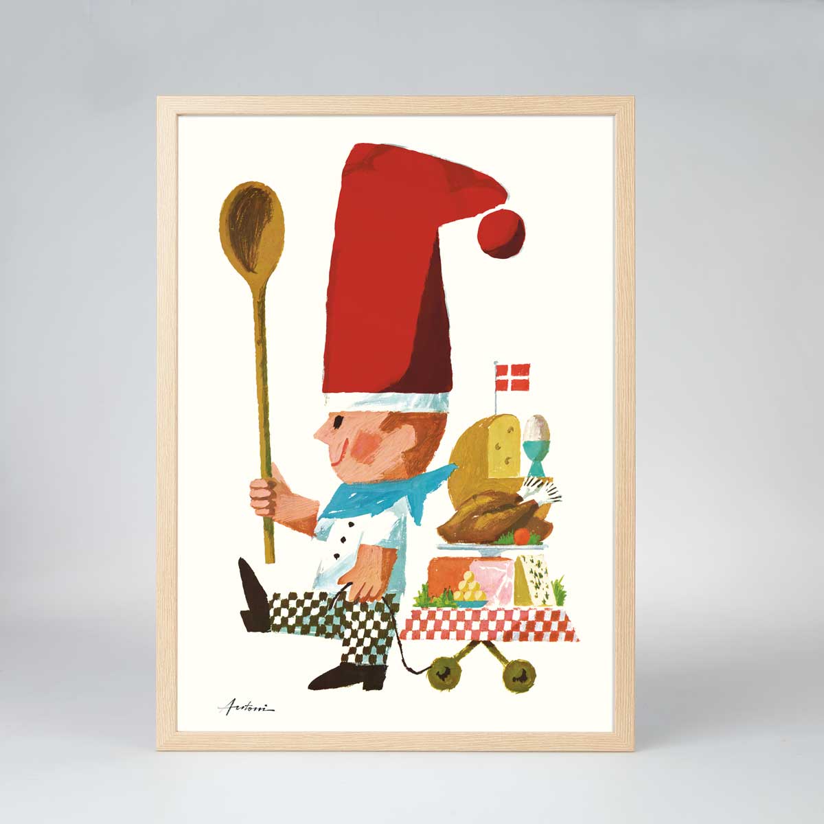 Exclusive print: The Danish Chef at Christmas Time Version 1 - Antoni ...