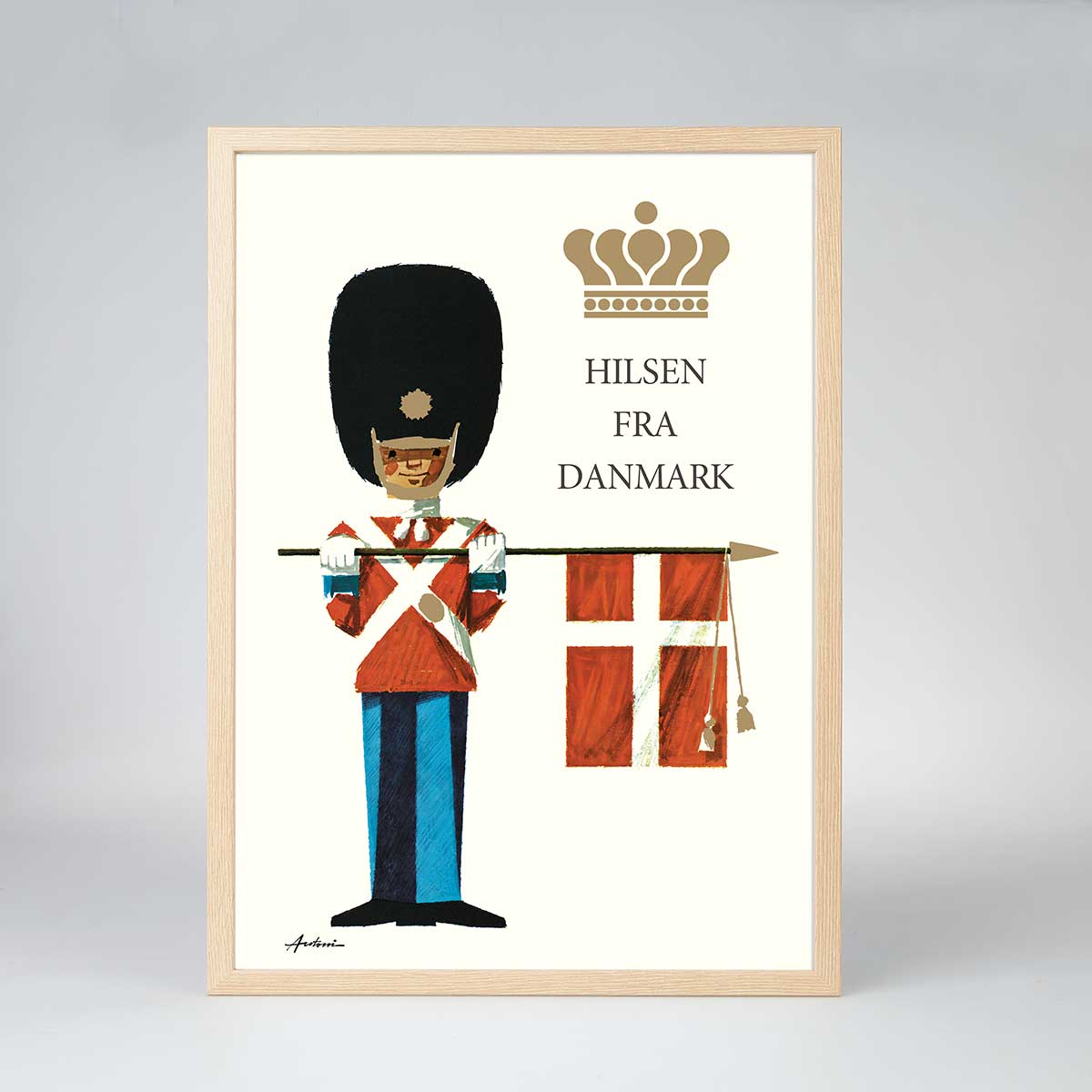 Eksklusivt print: Garder med Dannebrog Version 10 - Antoni Legacy